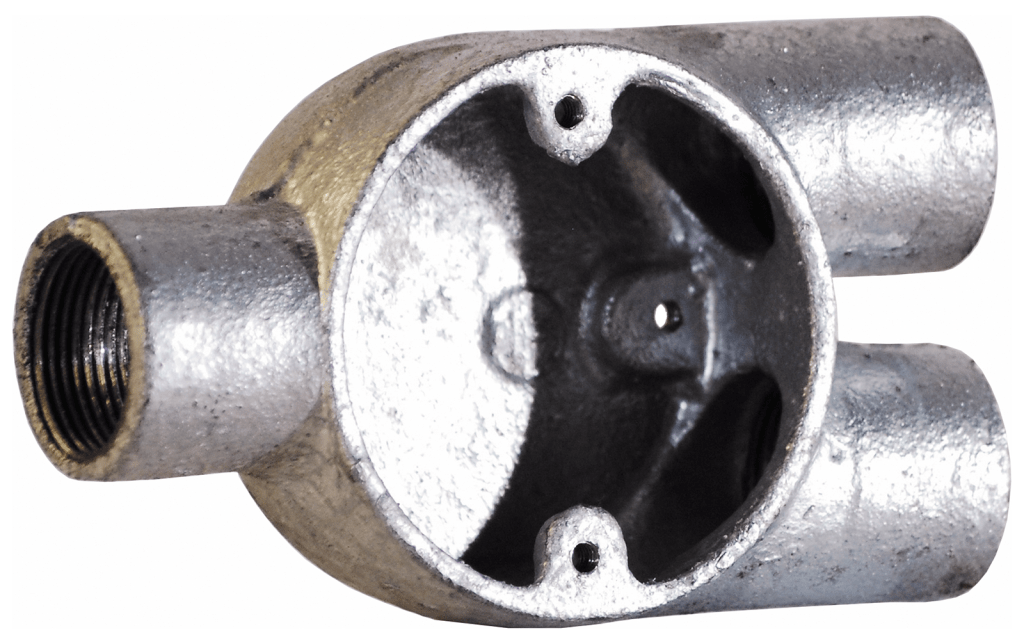 Deta TTE Galvanised Y Box 25mm - DT26225G – ledbulbs.co.uk