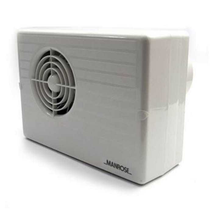 Manrose 25W Wall or Ceiling Centrifugal Fan - CF200LV - Return Unit ...