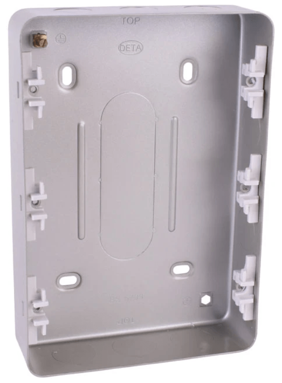 Deta Metal Clad 9/12 Gang Back Box 42mm - M1231 – ledbulbs.co.uk