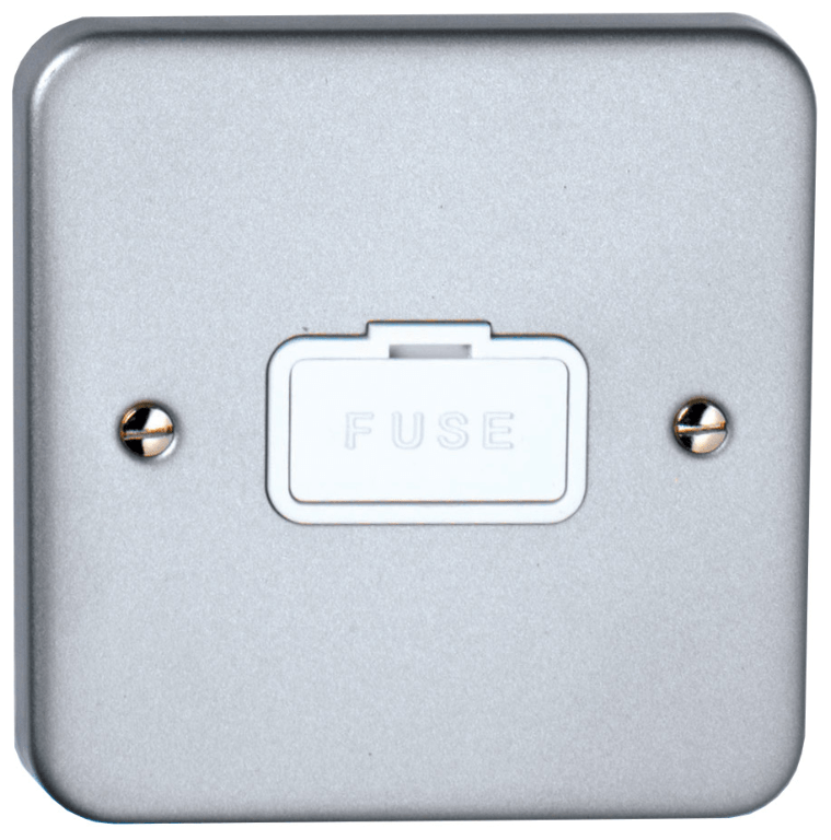 Deta Metal Clad 13A Unswitched Spur & Back Box With Knockouts - M1210 – ledbulbs.co.uk