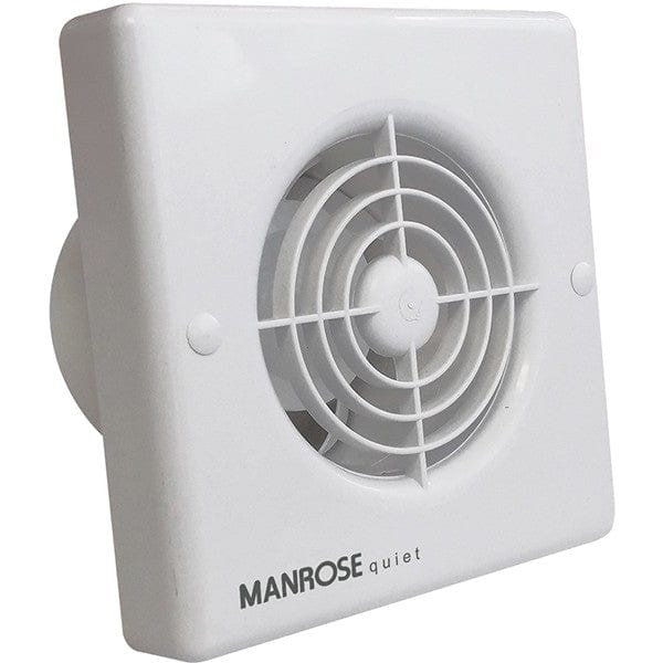 Manrose QF100S 4.8W Quiet Axial Bathroom Extractor Fan - Return Unit ...