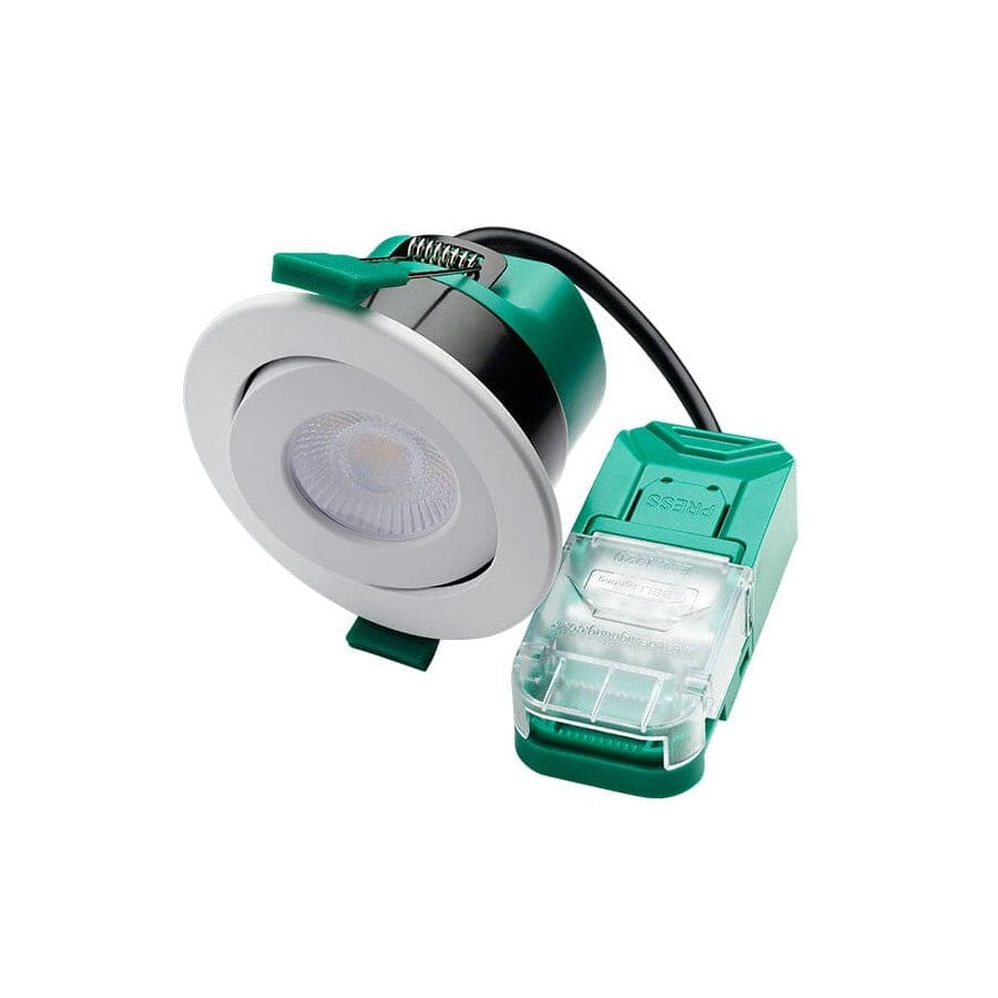 Bell Lighting 4-6W Firestay Duo LED CCT Wattage Switchable Centre Tilt ...
