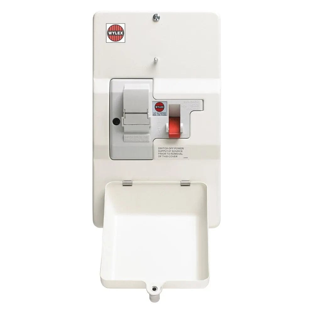 Wylex 80A Double Pole Switch Fuse Unit - DSF80M – ledbulbs.co.uk