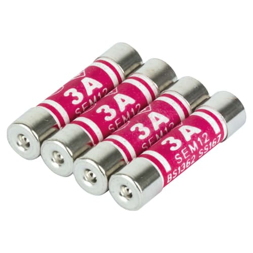 Deta 3A Fuses Card (Pack of 4) - SP0052 – ledbulbs.co.uk