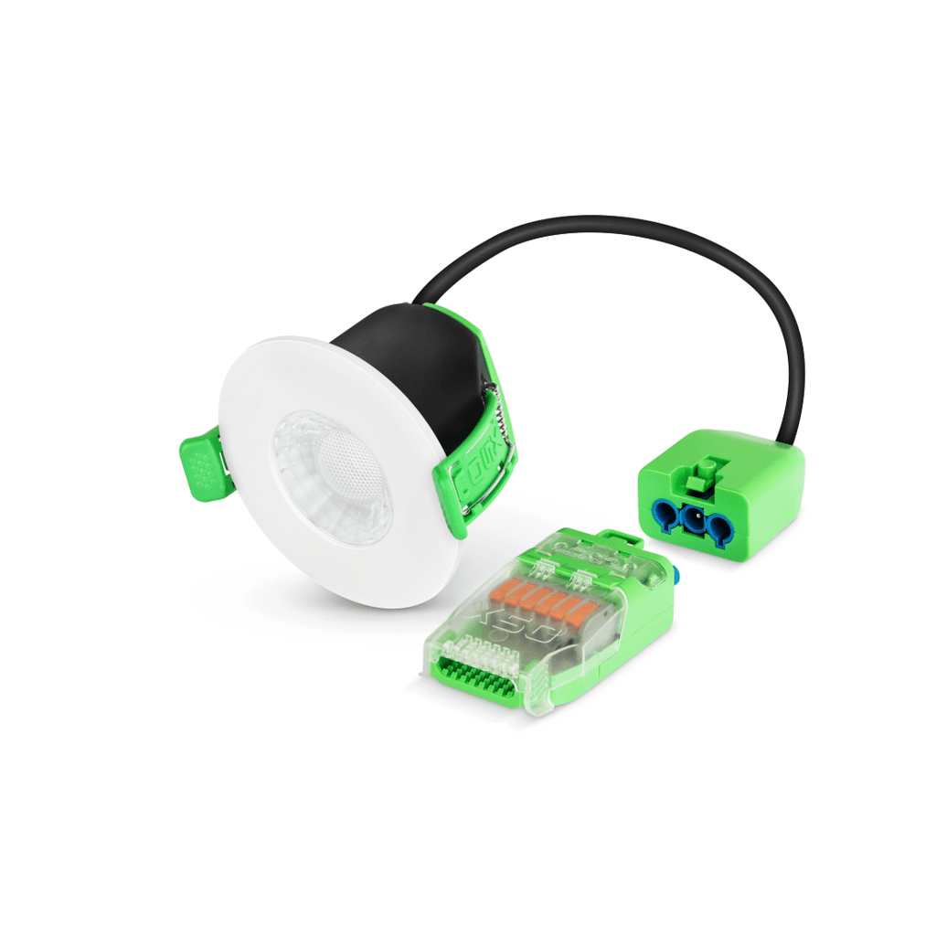 JCC X50 Fire rated downlight Bezel Aluminium White - JC1107/WH ...