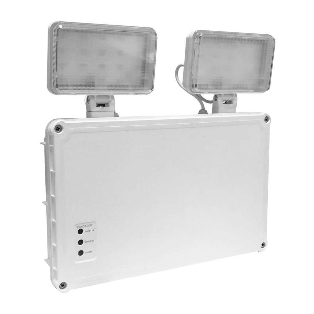 Robus Muster 5W LED Twin Spot IP65 Self Test White - RMR5LST-01 ...