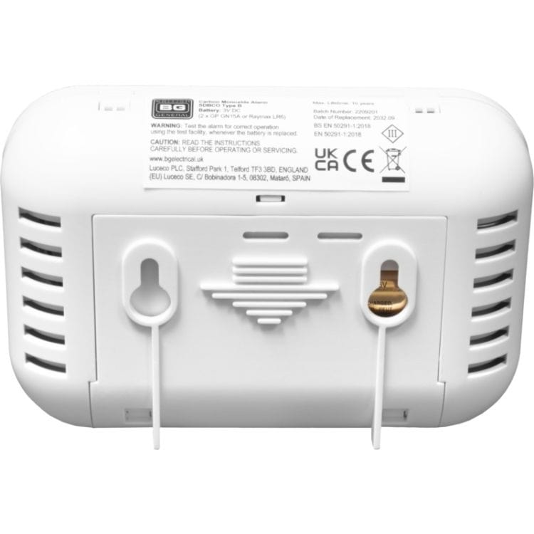 BG Battery Carbon Monoxide Alarm - SDBCO – ledbulbs.co.uk