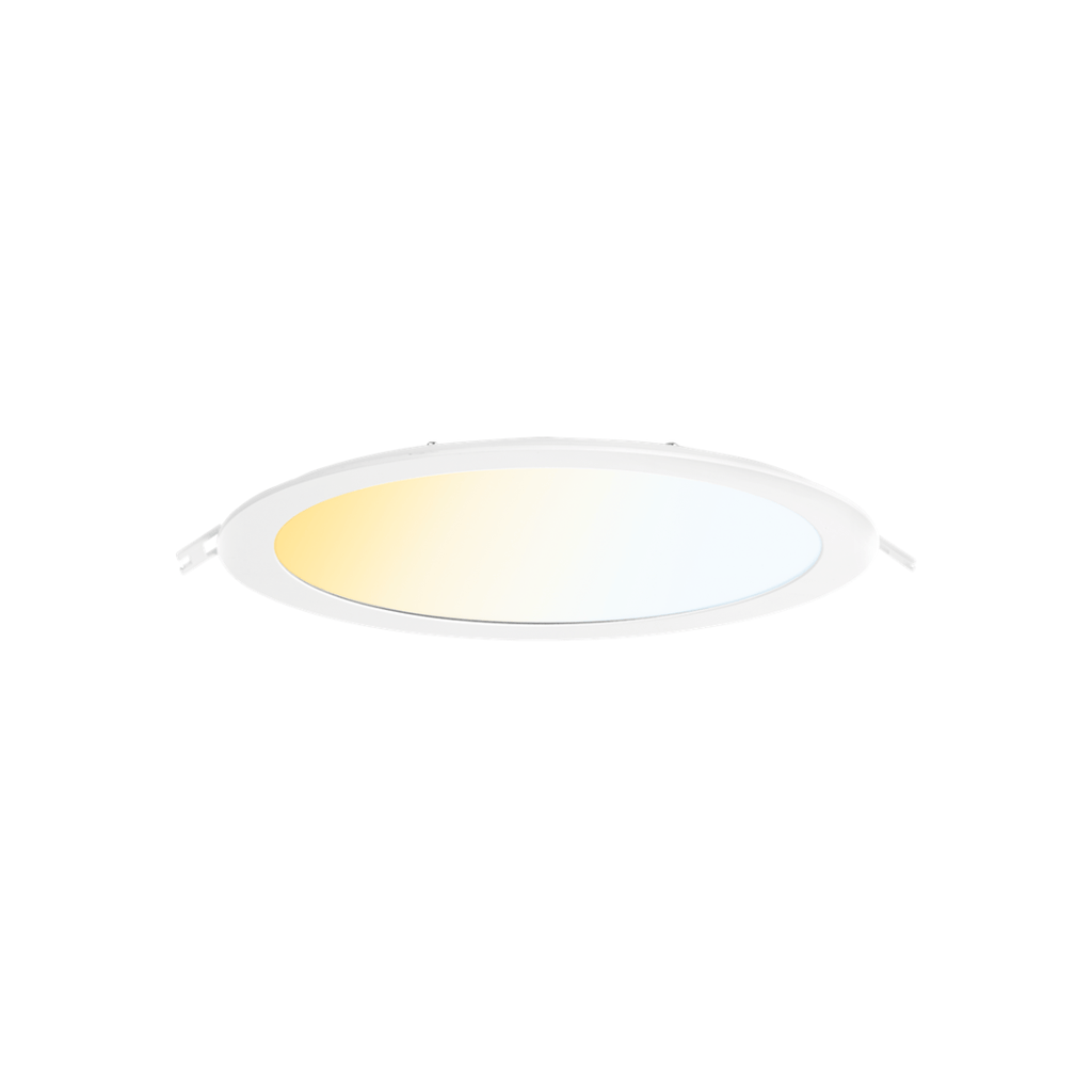 Aurora Slim-Fit 9W IP44 Colour Switchable Round Low Profile Commercial ...