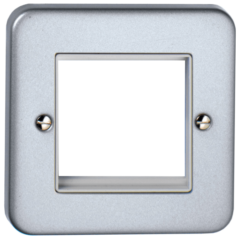 Deta Metal Clad 2 Module Data Plate & Back Box With Knockouts - M1222 ...