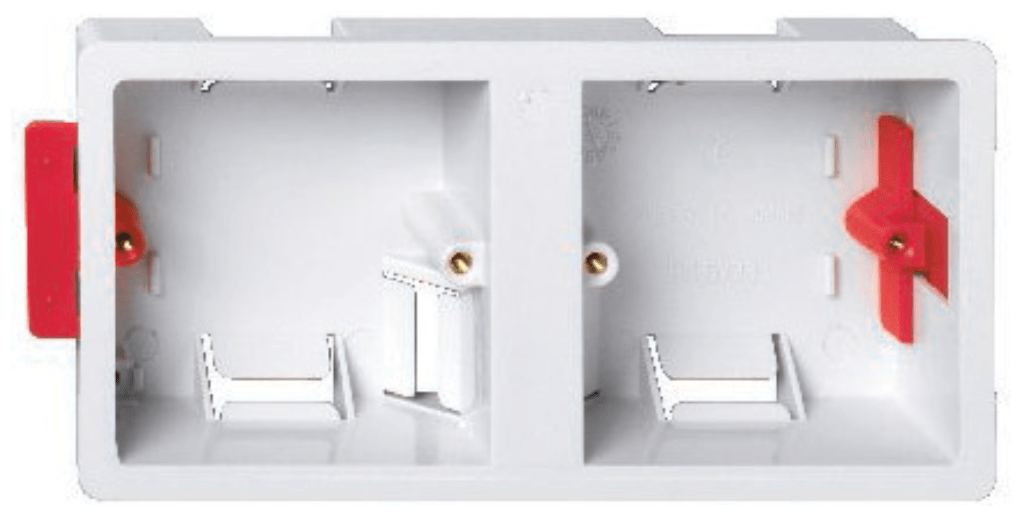 Deta Dual 1 Gang 35mm Dry Lining Box - DB2545 – ledbulbs.co.uk