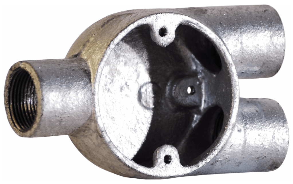 Deta TTE Galvanised Y Box 20mm - DT26220G – ledbulbs.co.uk