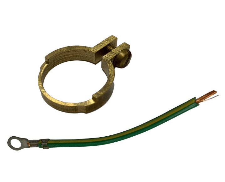 Wiska COMBI Earthing Nuts c/w Earth Leads & Screws Brass - E-NUT25 ...
