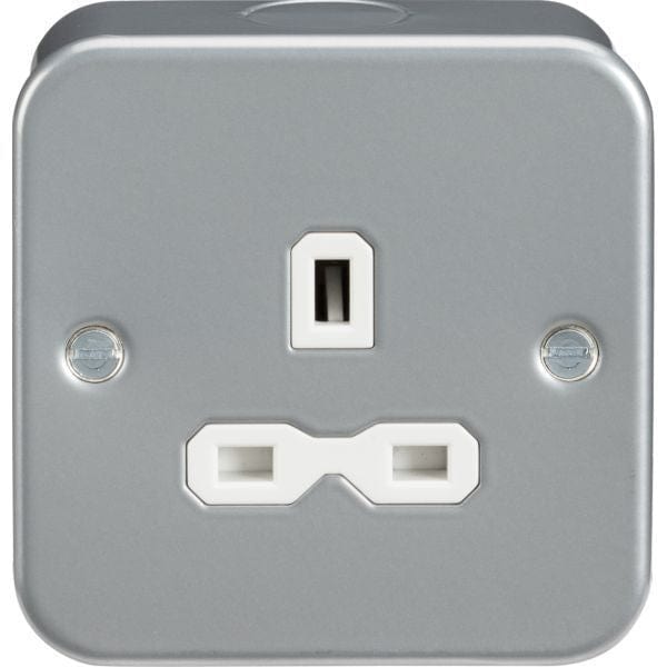 Knightsbridge Metal Clad 13A 1G Unswitched Socket - MR7000U – ledbulbs ...