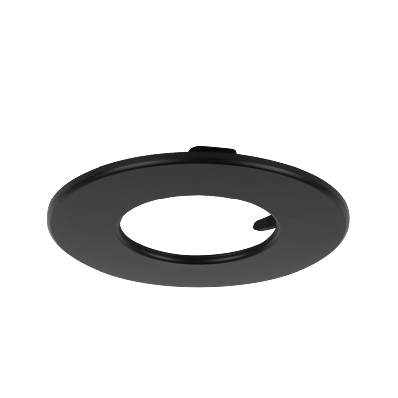 Aurora Fixed Matt Black IP65 Bezel For R6 - AU-R6BZMB – ledbulbs.co.uk