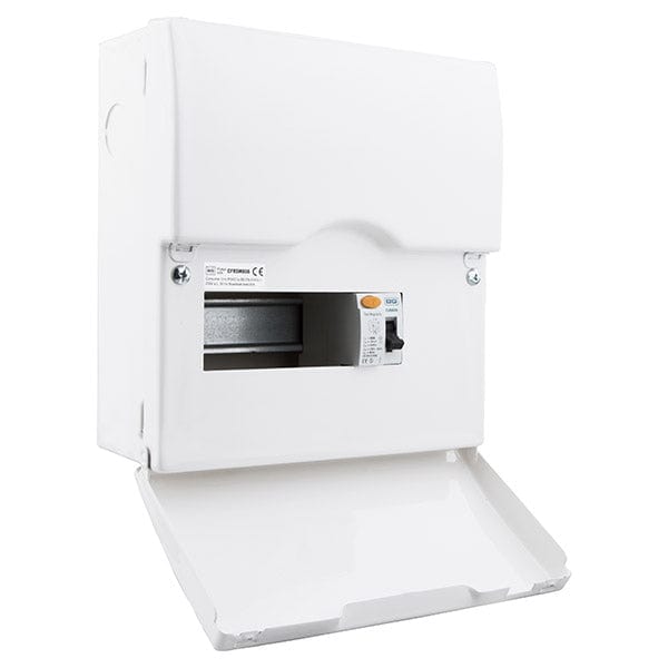 BG 9 Module 7 Way Consumer Unit with 80A 30Ma RCD Incomer - CFURSW807 ...