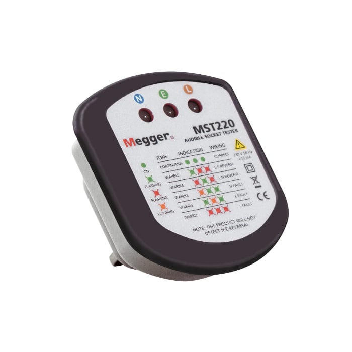 Megger MST220 Mains Audible Socket Tester - 2008-230 – ledbulbs.co.uk