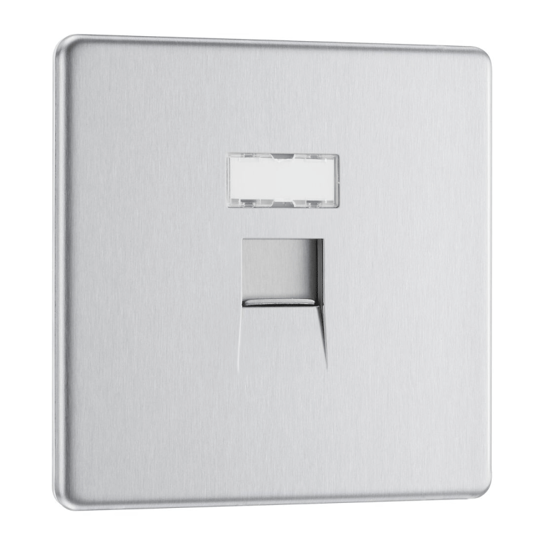 BG Flat Plate Black Nickel Rj45 Data Skt 1G - FBSRJ451 – ledbulbs.co.uk