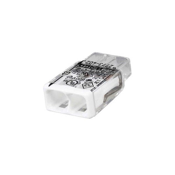 Wago 2-Way 4mm² Pushwire Connector - 2773-402 – ledbulbs.co.uk