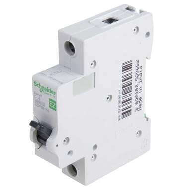 Schneider Easy9 1 Pole Type B 16A MCB 6kA 230V - EZ9F16116 – ledbulbs.co.uk