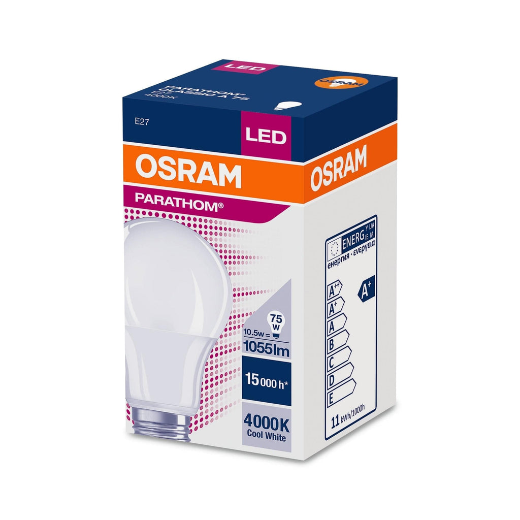 Osram-Ledvance 10W-75W GLS E27 200, 4000K - 593114-048869 - A75FR840E2 ...