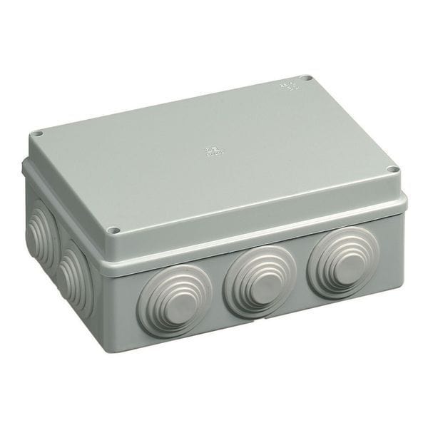 Wiska WIB 2/E Junction Box Sealed Enclosure With Cones IP55 Grey - 716 ...