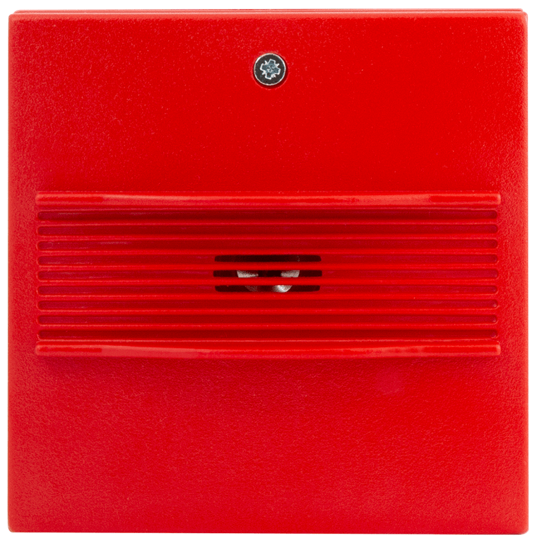 ESP MagDuo 2 Wire Sounder Square Red - MAGDUOSRSQ – ledbulbs.co.uk