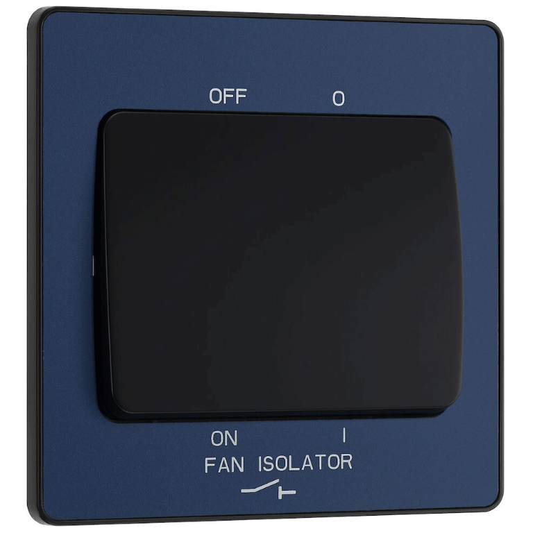 BG Evolve Matt Blue Fan Isolator Switch 10A Triple Pole - PCDDB15B ...