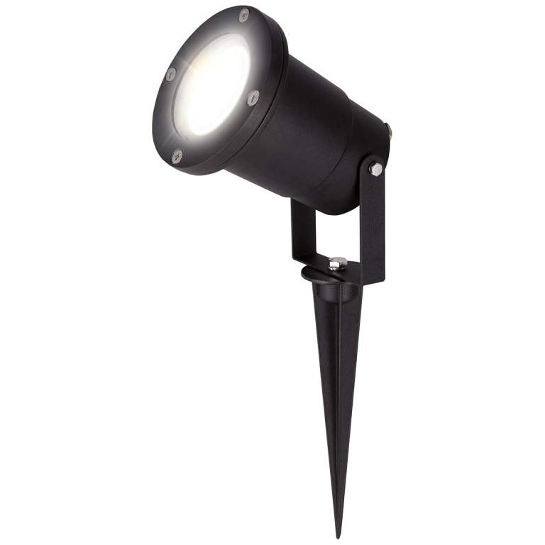 Luceco Garden GU10 Spike Light - Black - LEXDGLSG – ledbulbs.co.uk