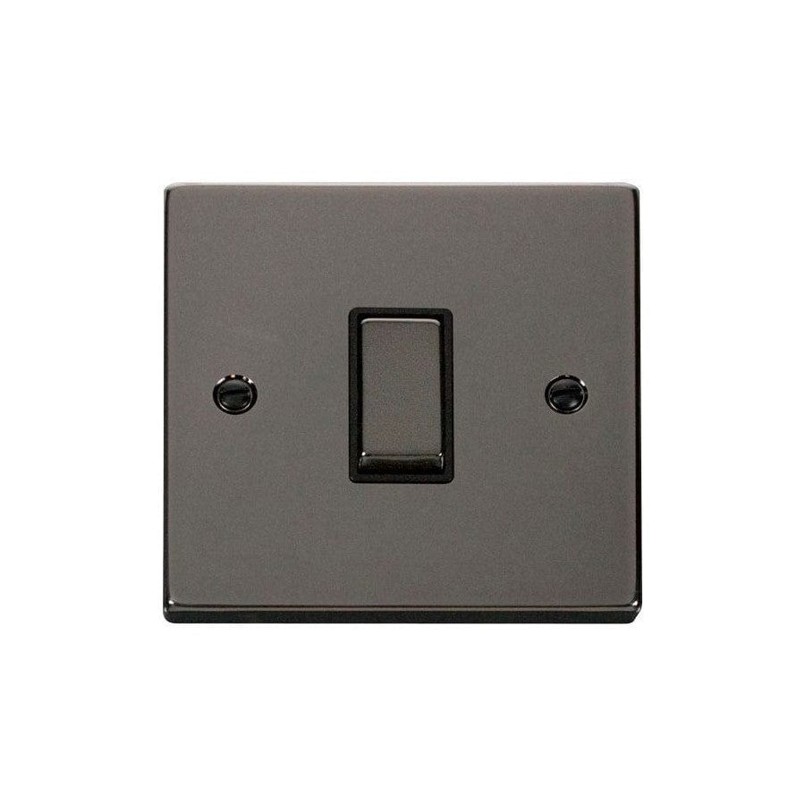 Click Scolmore Deco 10A 1 Gang 2 Way Rocker Switch - VPBN411BK ...