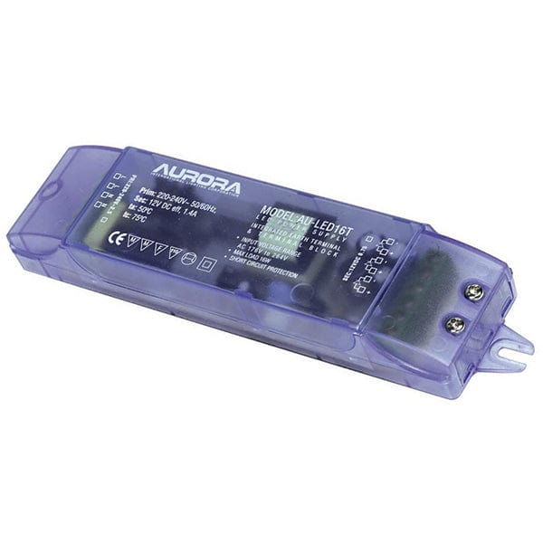 Aurora 16W Non-Dimmable Constant Voltage LED Driver – ledbulbs.co.uk