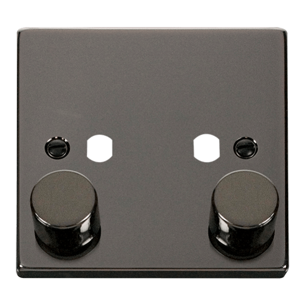 Click Scolmore Deco 2 Gang Dimmer Plate and Knob - VPBN152PL – ledbulbs ...