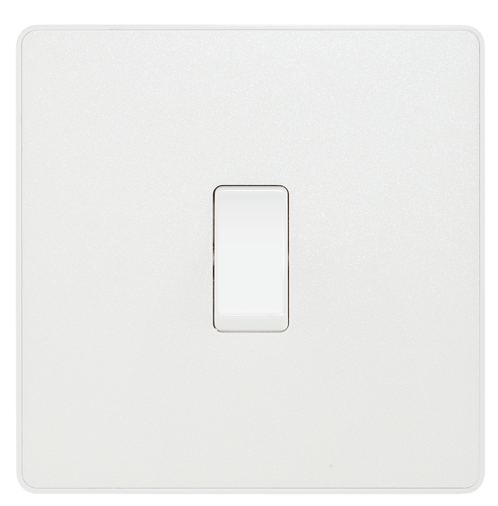 BG Evolve Pearl White Single Light Switch 20A 16AX 2 Way - PCDCL12W ...
