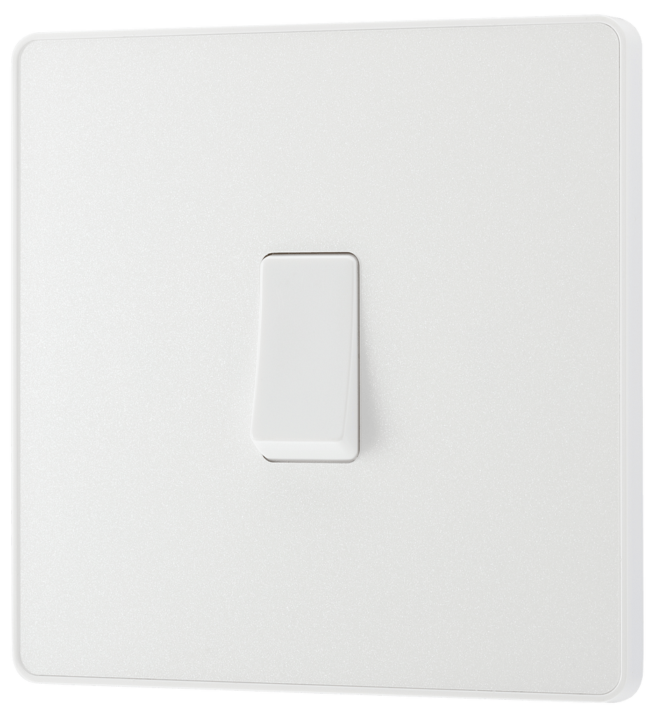 BG Evolve Pearl White Single Light Switch 20A 16AX 2 Way - PCDCL12W ...