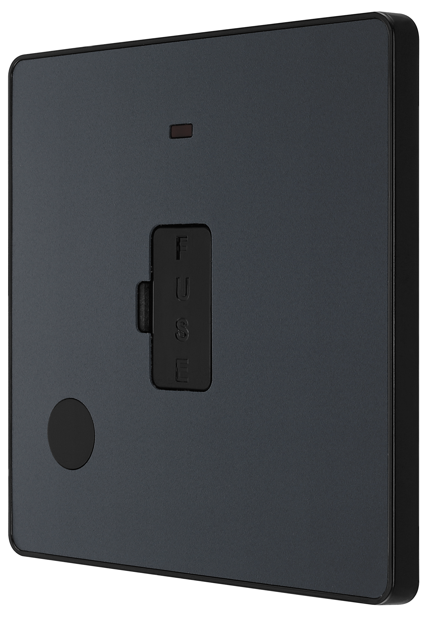 BG Evolve Matt Grey Unswitched 13A Fused Spur Unit With Power LED Indi ...