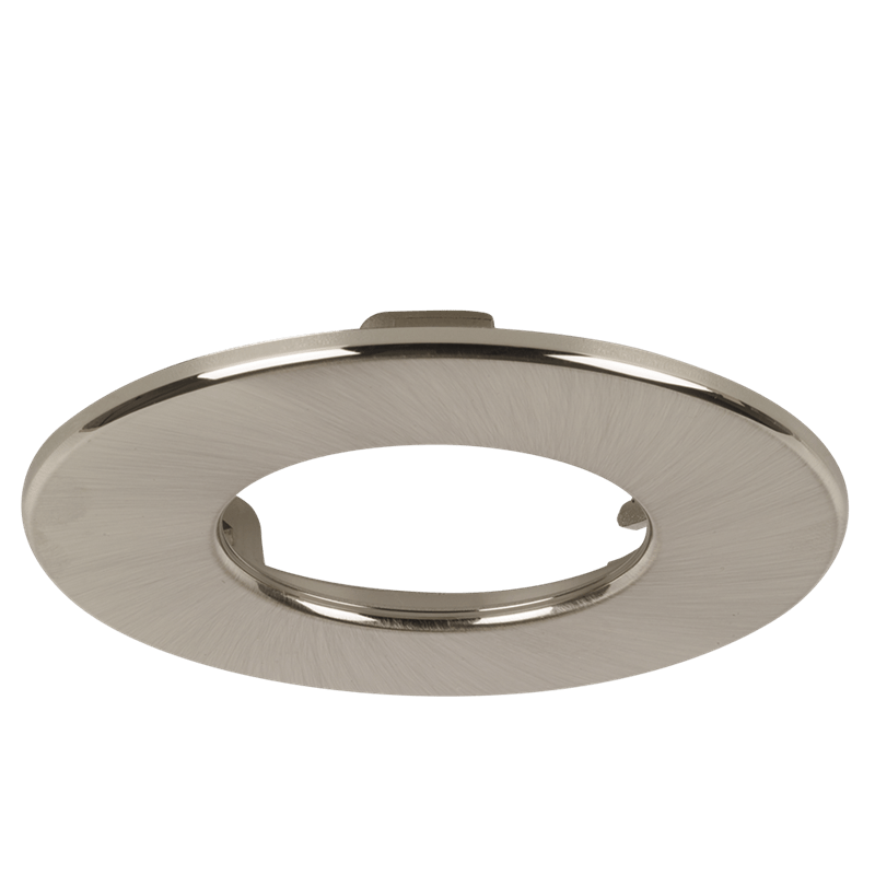 Aurora Fixed Satin Nickel IP65 Bezel For R6 - AU-R6BZSN – ledbulbs.co.uk