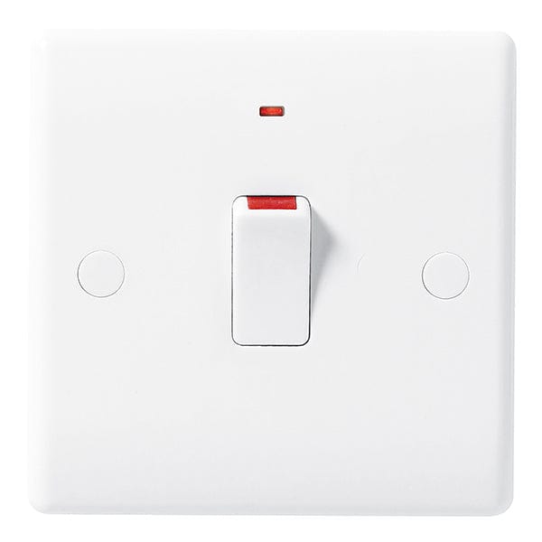 BG Nexus White Double Pole Switch With Indicator 20A - 831 – ledbulbs.co.uk