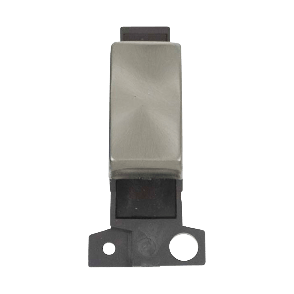 Click Scolmore MiniGrid 10A 3 Position Switch Ingot Module Satin Chrom ...