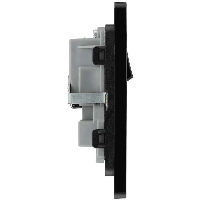 BG Evolve Matt Blue Double Switched 13A Power Socket - PCDDB22B ...