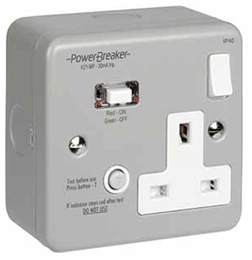 Greenbrook PowerBreaker RCD Single Switch Socket Metal Pas - K21-MP ...