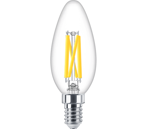 Philips Master Glass 5.9-60W Dimtone LED Candle E14 Very Warm White ...