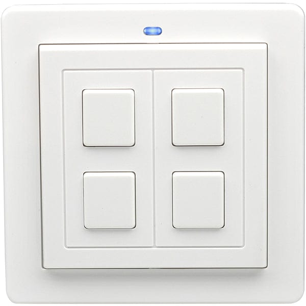 Megaman LightwaveRF 3V 2 Gang Wire-free Switch - White Metal – ledbulbs ...