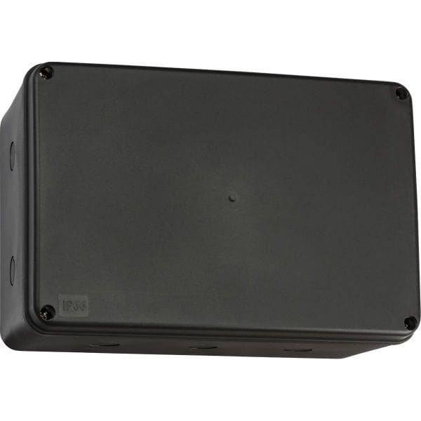 Knightsbridge IP66 Outdoor Enclosure, x-large - Black - JB0010BK ...