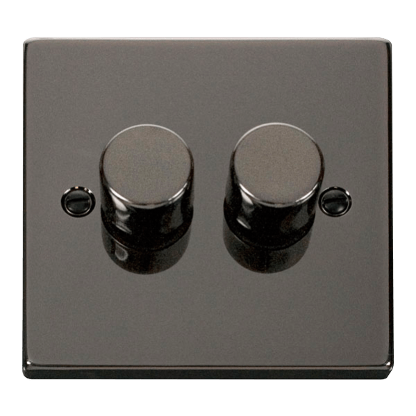 Click Scolmore Deco 2 Gang 2 Way Dimmer Swtiches - VPBN152 – ledbulbs.co.uk