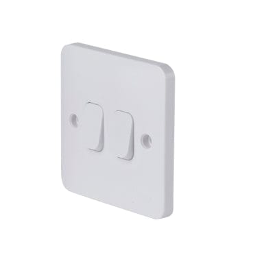 Schneider LWM 10AX 2G 2W Switch White - GGBL1022 – ledbulbs.co.uk