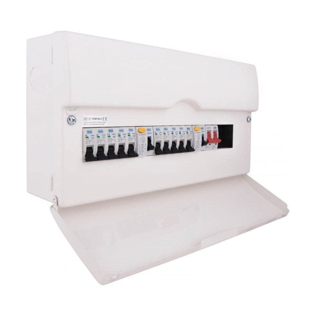 BG 13 Way With 100A Switch, 2X 63A 30Ma Rcd S & 12X Mcbs - CFUDP16613 ...