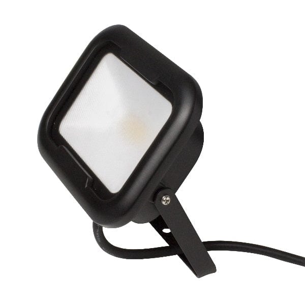 Robus REMY 20W LED flood light, IP65, Black, 3000K, c/w junction box ...