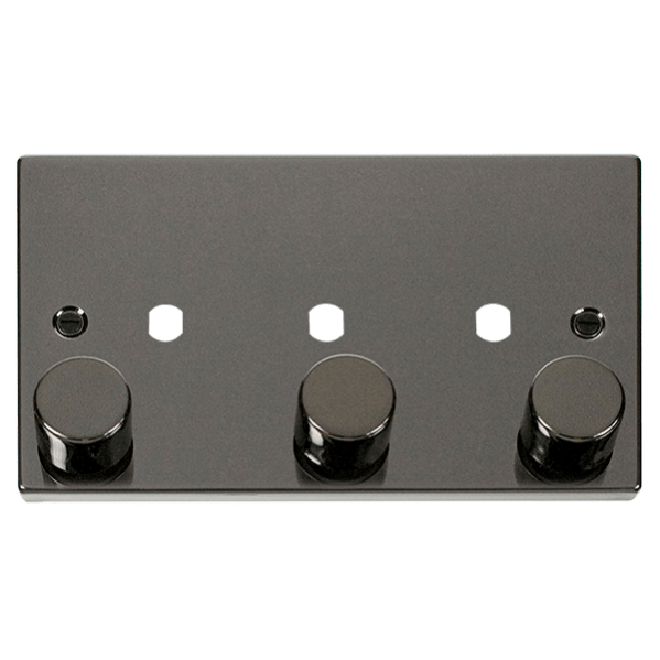 Click Scolmore Deco 3 Gang Dimmer Plate and Knob - VPBN153PL – ledbulbs ...